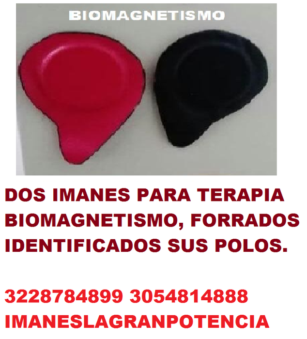 DOS IMANES PARA TERAPIA BIOMAGNETISMO PARA DOLORES E INFLAMACIONES ...